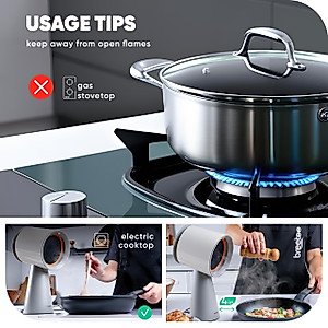 Breetee Portable Range Hood Kitchen - Powerful 3-Speed Suction Desktop Compact Range Hood with 2 Double Filter - Original Low Noise Kitchen Exhaust Fan with 2 Carbon Filters, Large Oil Collection Cup