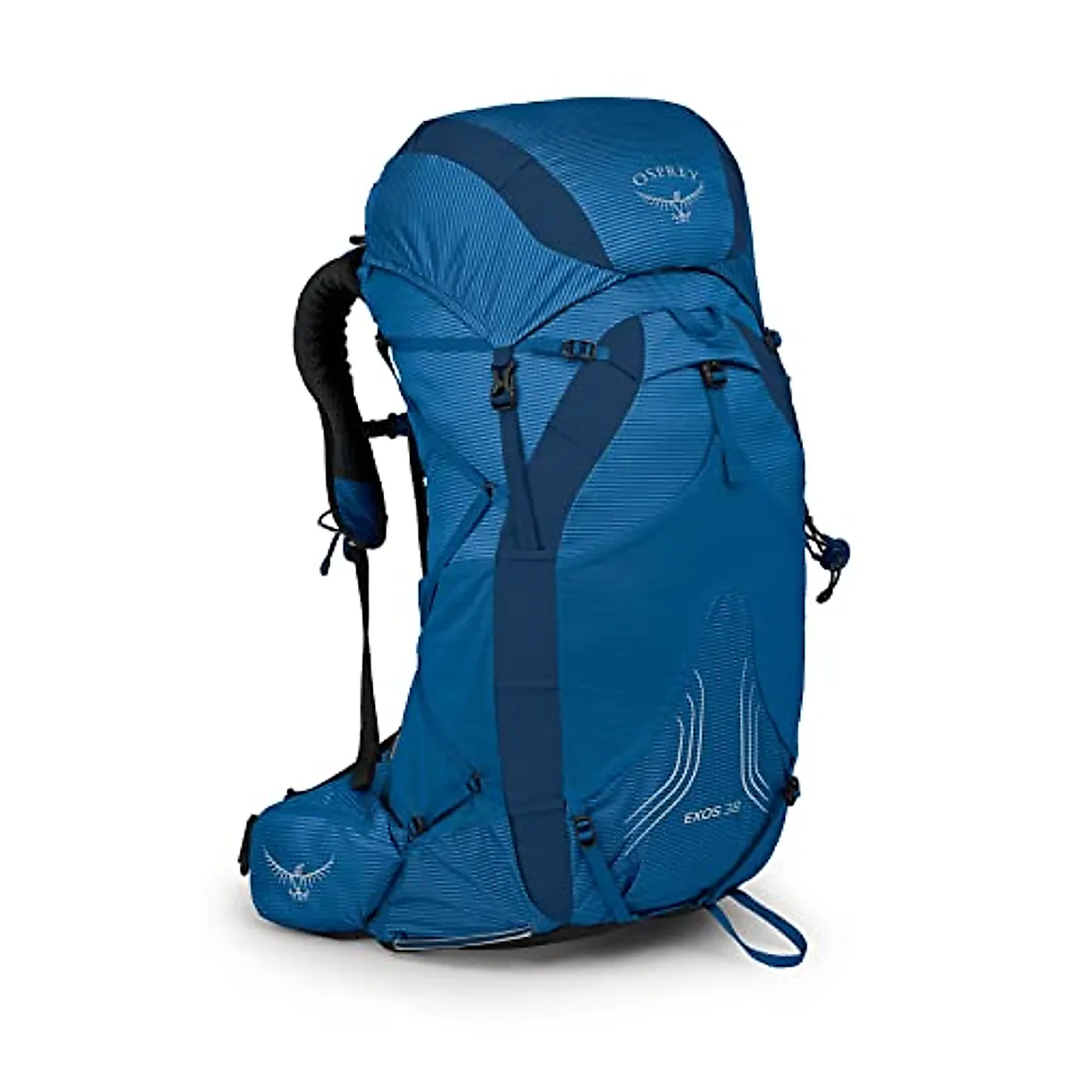 Osprey Exos 38L Men's Ultralight Backpacking Backpack, Blue Ribbon, S/M