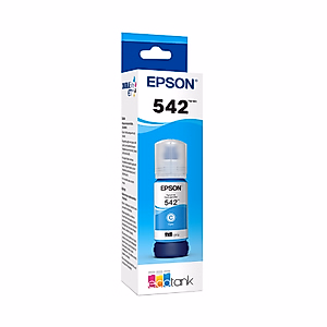 Epson EcoTank 542 Ink - Cyan