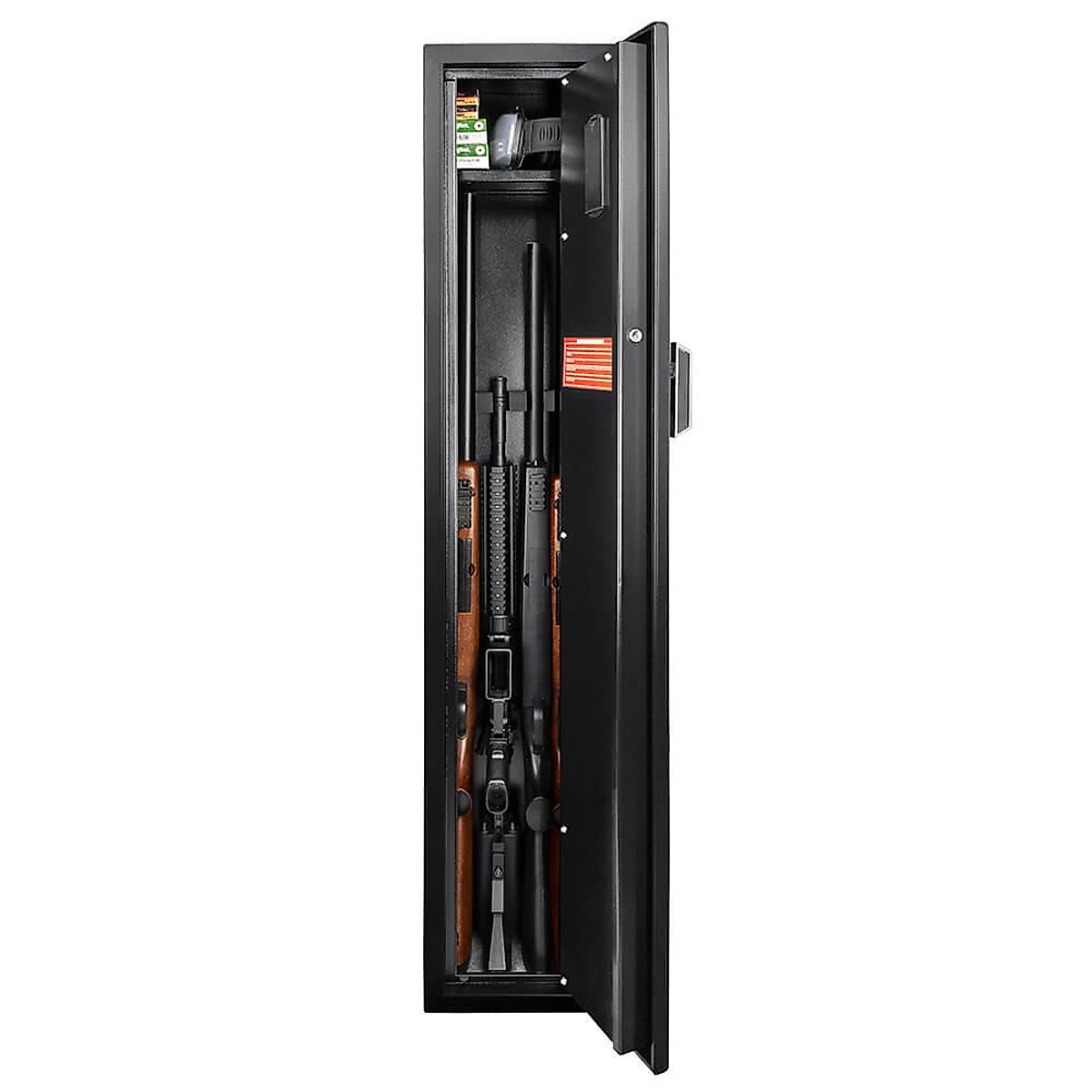 New Barska Large Quick Access Biometric Rifle Safe Cabinet (52 in x 8.6 in x 9.8 in)