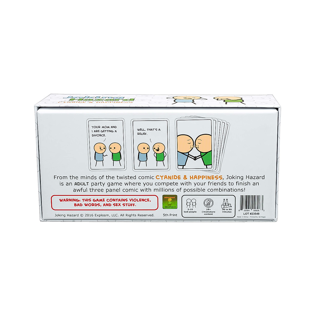 Joking Hazard by Cyanide & Happiness - 360+ Funny & Inappropriate Comic Cards Includes Add-Your-Own-Words Cards | Perfect for Christmas Presents & Stocking Fillers