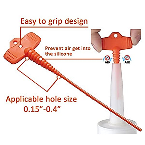 ORXPLUS TOOLS 4pcs Caulk Sealer, Caulk Saver Cap Tools