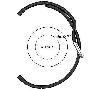 Lamshaw Compatible for Mindrose Smart Watch Band, Silicone Sport Replacement Soft Band Wristbands Straps Compatible with Mindrose H80 1.47 inch Smart Watch Fitness Tracker (Pink)