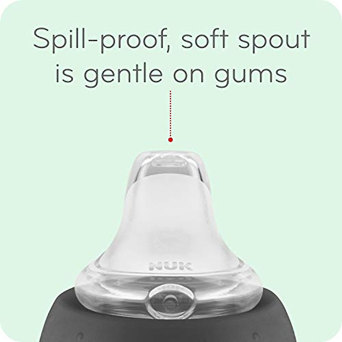 NUK Plastic Learner Cup, Kingdom, Flowers,10 Ounce