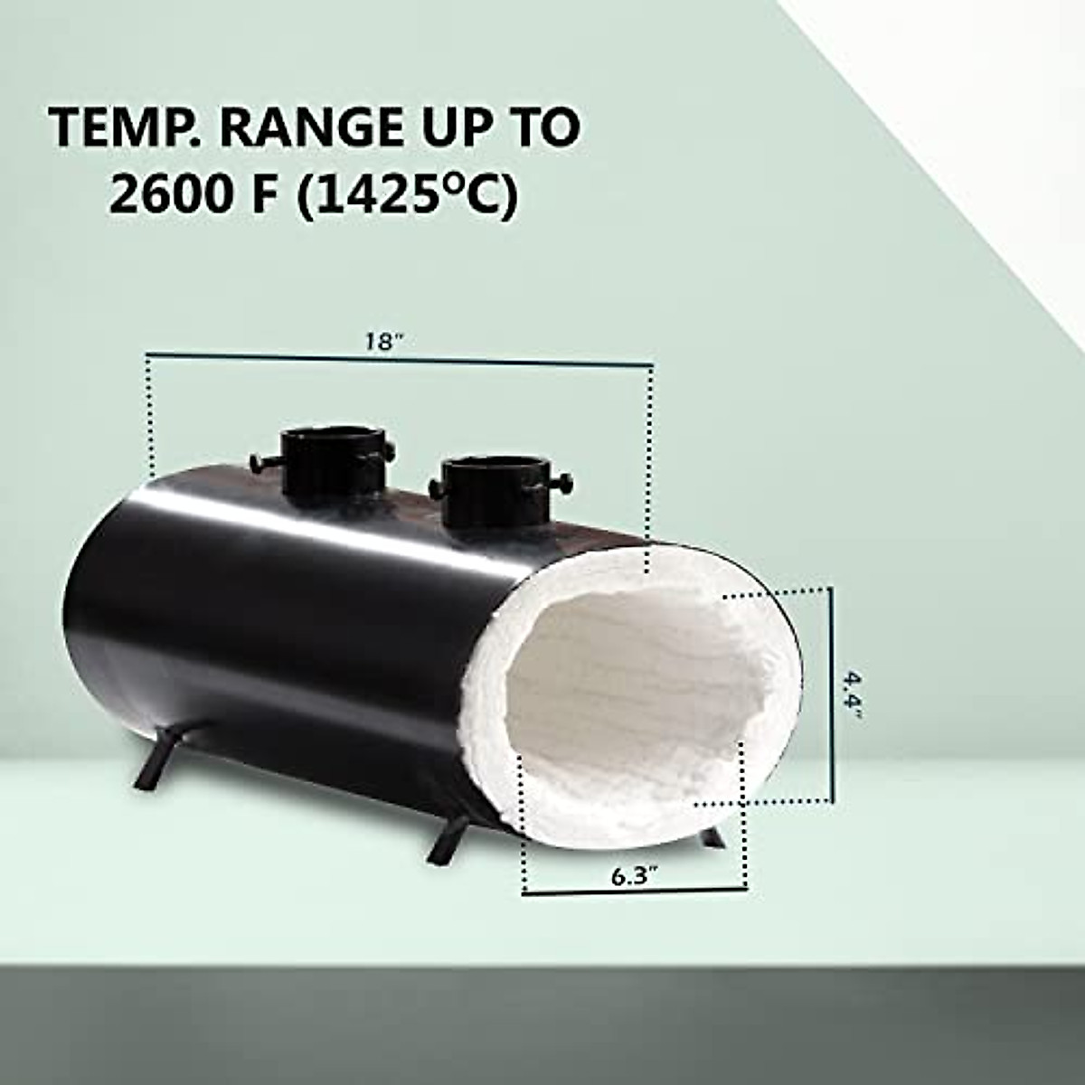 Simond Store Portable Propane Gas Forge Double Burner Knife and Tool Making Blacksmith Farrier Forge