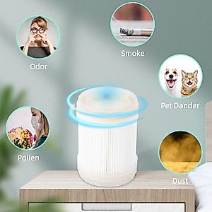 HEPA Filter Compatible with Frestar Small Air Purifier, Replacement HEPA Filter, Air Filter, 1 Pack