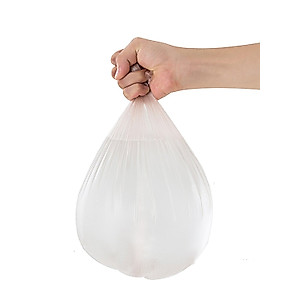 Small Trash Bag,Gereen 1.6 Gallon Extra Strong Trash bag Garbage Bag Trash Can Liner (1.6 Gallon(120 Count), Clear)