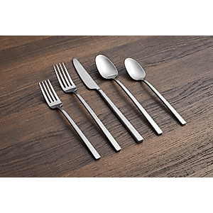 Cambridge Damaris 20-Piece Flatware Set, Service for 4, 0, SILVER SATIN