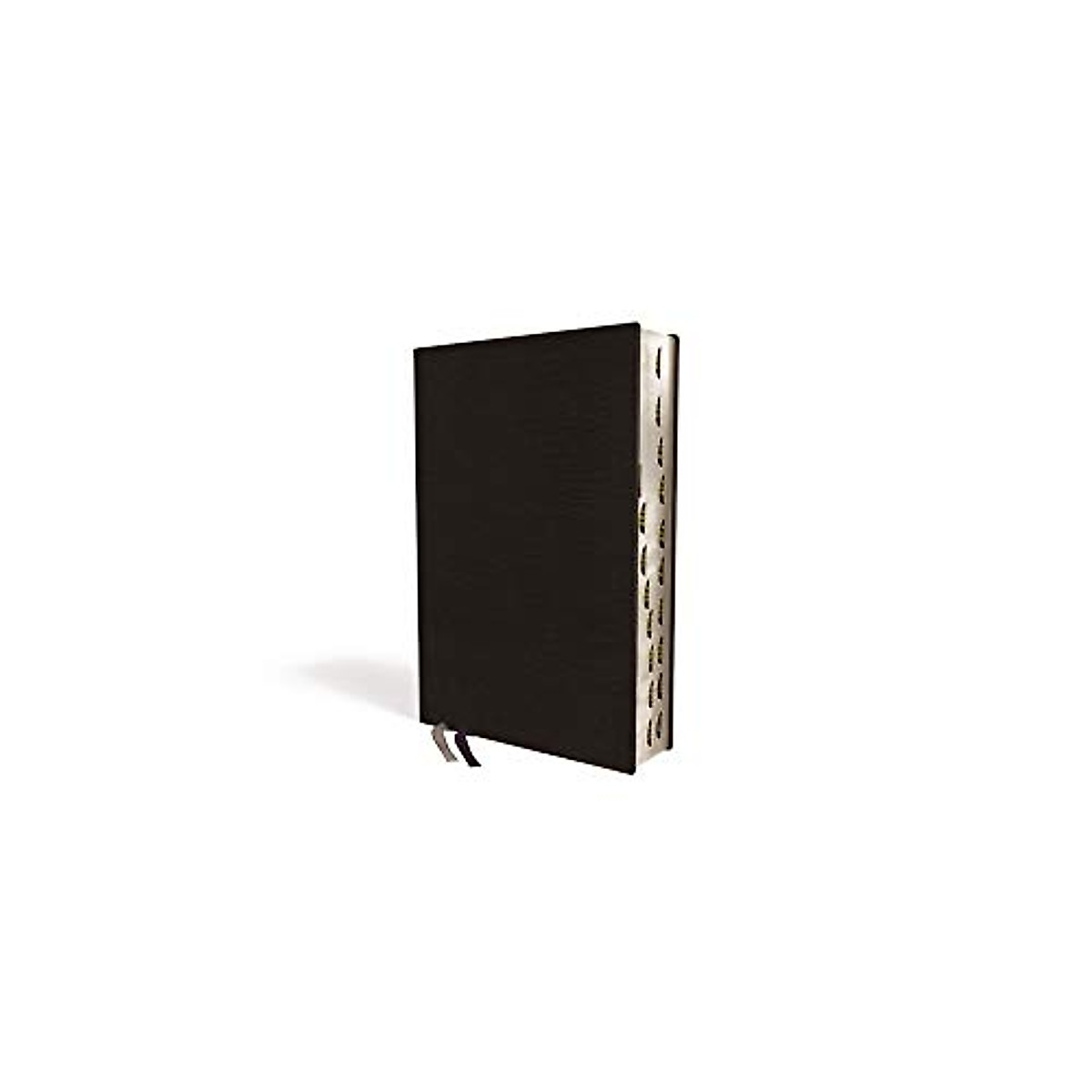 NIV, Life Application Study Bible, Third Edition, Large Print, Bonded Leather, Black, Red Letter, Thumb Indexed
