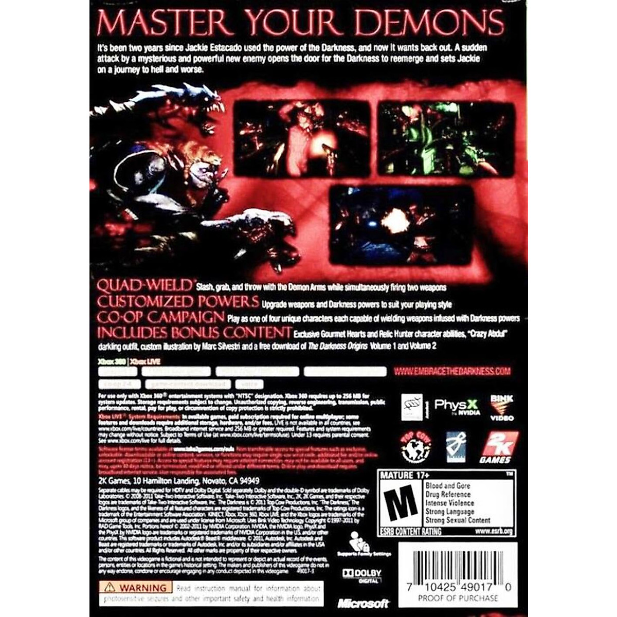 The Darkness II - Xbox 360