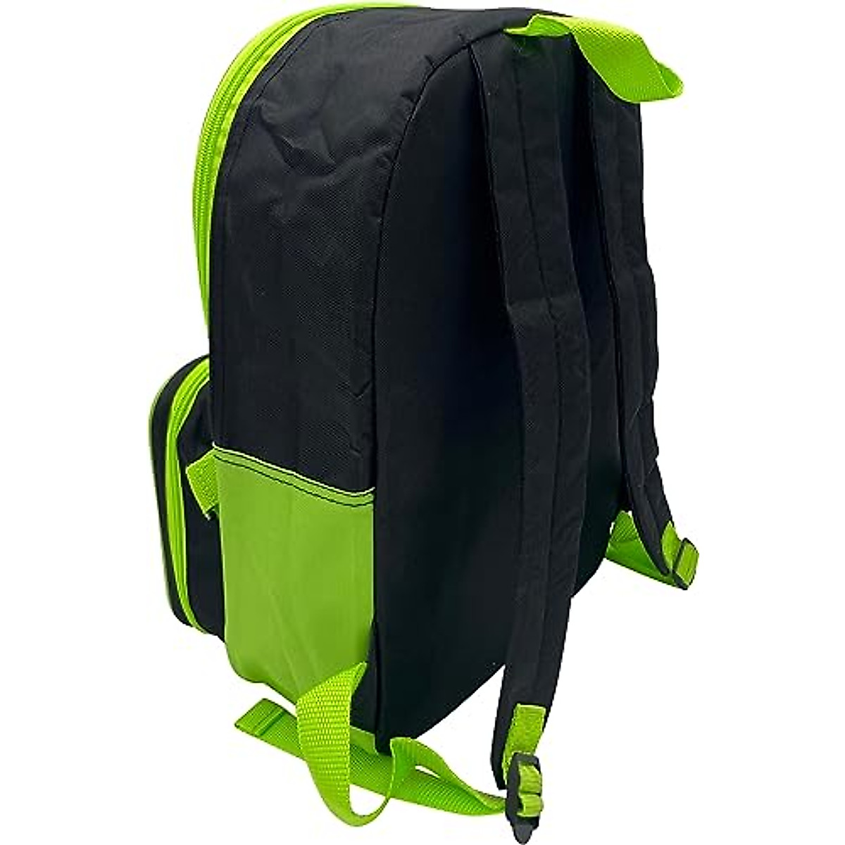 Fast Forward Kid's Licensed 15" Backpack With Lunch Box Combo Set (Ninja Turtles)