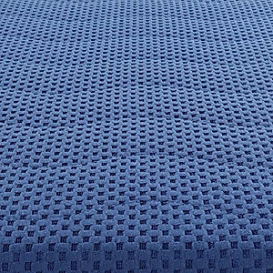 PrimaSleep 4 inch Tri-Folding Topper, Narrow Twin, Blue, Supportive Memory Foam, Best for Visitors Sleepovers Car Trips Camping or Dorm Room Bed (Blue)