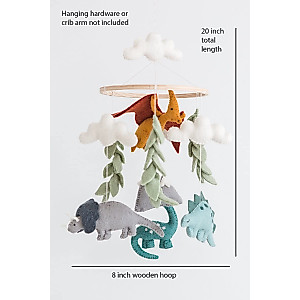 Dino Mobile, Dinosaur Theme Crib Mobile, Stegosaurus Brachiosaurus Triceratops Mobile Dinosaur Mobile Jungle Mobile Forest Mobile