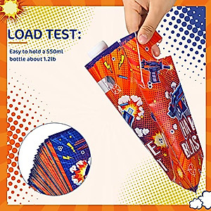 Pajean 100 Pcs Wars Favor Bags Party Bags Wars Goody Treat Bags Dart War Goodies Candy Bags for Dart War Birthday Party Baby Shower Supplies