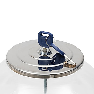 BANLICALI Vending Machine, Modern Freestanding Mini Candy Vending Machine with Keys, Big Bubble Gumball Bank for 1.26" Ball, Gumball Dispenser Machine for Business Black Coin Capacity 800-1000