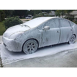 M MINGLE Foam Cannon Orifice Nozzle Tips and Foam Maker, Universal 1.1 mm Thread Nozzle and Mesh Filter for Snow Foam Lance, 3000 PSI