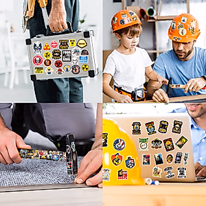 Arme 400 Pcs Hard Hat Stickers, Welding Stickers for Men&Adults Helmet, 100% Vinyl Helmet Sticker Construction Electrician Ironworker Oilfield Pipeliner Stickers for Funny Hard Hat Stickers for Adults
