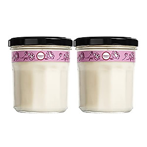 Mrs. Meyer's Aromatherapy Candle, 35 Hour Burn Time, Made with Soy Wax and Essential Oils, Peony, 7.2 Oz, Pack of 2