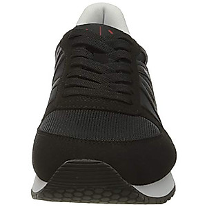 A|X ARMANI EXCHANGE Men's Low-top Sneakers, Black, 6
