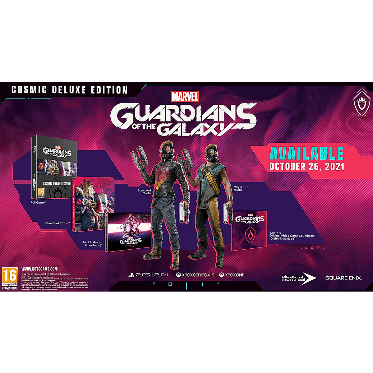 Marvel's Guardians of the Galaxy: Cosmic Deluxe Edition (PS4)