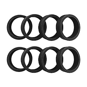 8PCS Luggage Wheels Protector Silicone Carry on Luggage Suitcase Wheels Cover Luggage Accessories Reduce Noise for Travel Luggage Suitcase