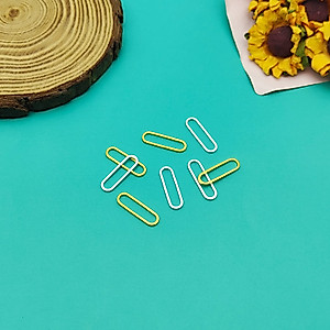 80pcs Earrings Beading Hoop for Jewelry Making,Beading Hoop Earrings Finding Paperclip Earring Earrings Finding for DIY Earring Making(Gold&Silver,6 x 20mm)