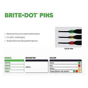 Truglo TG851R Brite-Dot Pin, Red, 029"