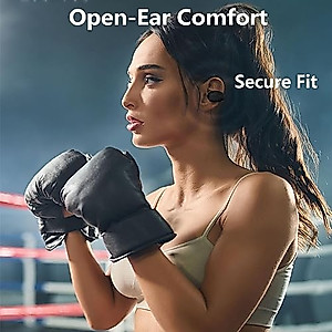 Ear Clips Ear Buds Clip On Open Ear Earbuds Wireless Ear Clip Bone Conduction Conducting Headphones Induction Headset Earphones Bone Conduction Bluetooth Earbuds Earbud Ear Buds
