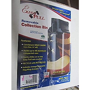 Dial Industries Easy Pull Aluminum Can Collection Bin