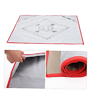 ibasenice 3pcs Mahjong Tablecloth Universal Mahjong Mat Board Game Tablecloth Noise Reduction Mahjong Mat Board Game Mat Mahjong Cushion Slip-Resistant Mahjong Mat Mahjong Cloth