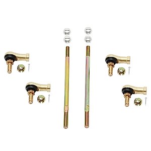Tie Rod End Kit, Compatible With 2000-2012 Yamaha Big Bear 400, 2003-2006 Kodiak 400/450, 07-12 Grizzly 350/400 / 450, 04-06 Bruin 350, 06-10 Wolverine 350/450 Ball Joint Set ATV UTV Accessories