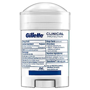 Gillette Men’s Clinical Strength Antiperspirant and Deodorant, 72-Hour Sweat Protection, Ultimate Fresh Soft Solid, #1 Clinical Brand For Men, 1.7 oz (Pack of 3)