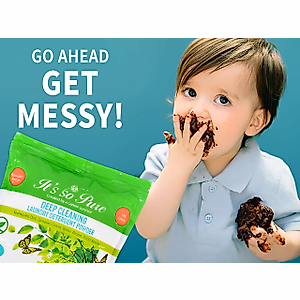 It’s So Pure Eco Friendly Washing Detergent – Skin Friendly Scented Laundry Soda to Remove Stubborn Stains – Best Fragrance HE Washing Powder (Romantic Breeze, 100 Loads)