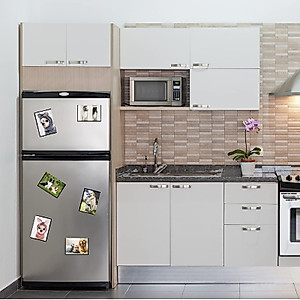 CHUNNIAO Black Magnetic Picture Frame 4X6 for Refrigerator,Photo Magnets Sleeves