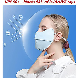 Ligart Breathable Sun UV Protection Face Mask for Motorcycle Running Riding Climing Yoga Fitness Exercise and Other Sports Black