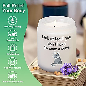 Get Well Soon Gifts for Women ,Feel Better Gifts for Women or Men ,Funny Cute Recovery After Surgery Gifts for Friend,Take Your Pain Scented Soy Candle Gifts, Inspirational Candles - Lavender