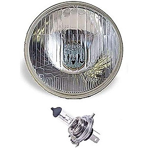 Octane Lighting 5-3/4" Halogen Semi Sealed Beam Headlight Conversion Headlamp 60/55W H4 Bulbs