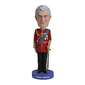 Royal Bobbles Charles III Nostalgic Limited Edition Prince Bobblehead, Premium Polyresin Lifelike Figure, Unique Serial Number, Exquisite Detail