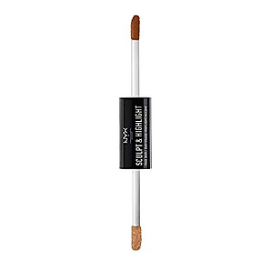 NYX PROFESSIONAL MAKEUP Sculpt & Highlight Face Duo, Caramel Vanilla, 0.17 Ounce (SHFD03)