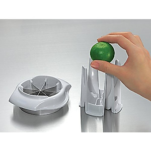 Simposh Lemon & Lime Wedge Slicer Cutter to Garnish Food Drink Corona Beer Tea Cocktails Oysters and More | Enjoy Slices of Lemon and Lime Wedges in Seconds