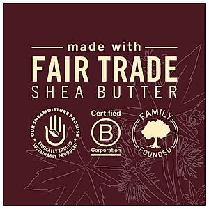 SheaMoisture Jamaican Black Castor Oil 13 oz. Strengthen, Grow & Restore Conditioner with Shea Butter, Peppermint and Keratin - Sulfate Free and Color Safe - Value Pack of 2 Each