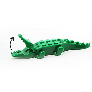 PIPART Friend Animal Figures 24 Pieces Building Blocks Accessories Pack, Horse, Dog, Cat, Pig, Chicken, Rabbit, Bear, Bird, Fish, Crab, Snake, Frog, Crocodile, Farm and Sea Animal Zoo