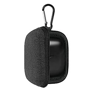 Geekria UltraShell Headphones Case Compatible with JBL Tune 220TWS True Wireless in-Ear Headphone Case, Replacement Hard Shell Travel Carrying Bag with Cable Storage (Grey)