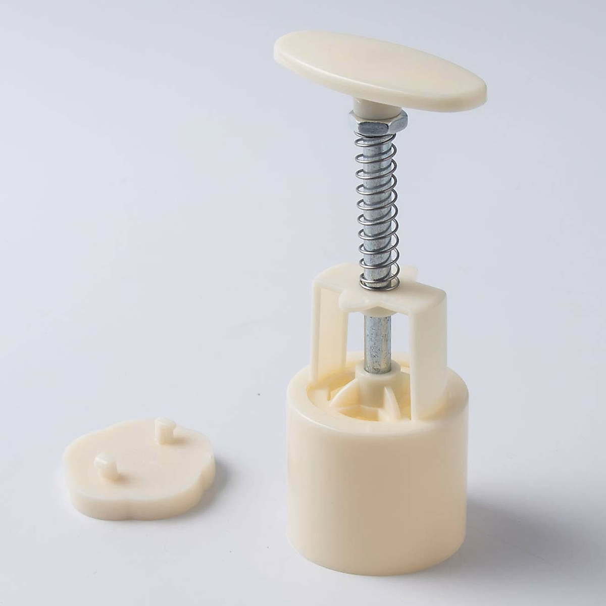 Cookie Stamp Moon Cake Mold Stamps, Cookie Press Mid Autumn Festival DIY Decoration Press Cake Cutter Mold (50g 6pcs Stamps)