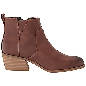 Dr. Scholl's Shoes Women's Lawless Ankle Booties Boot, Copper Brown Synthetic, 9