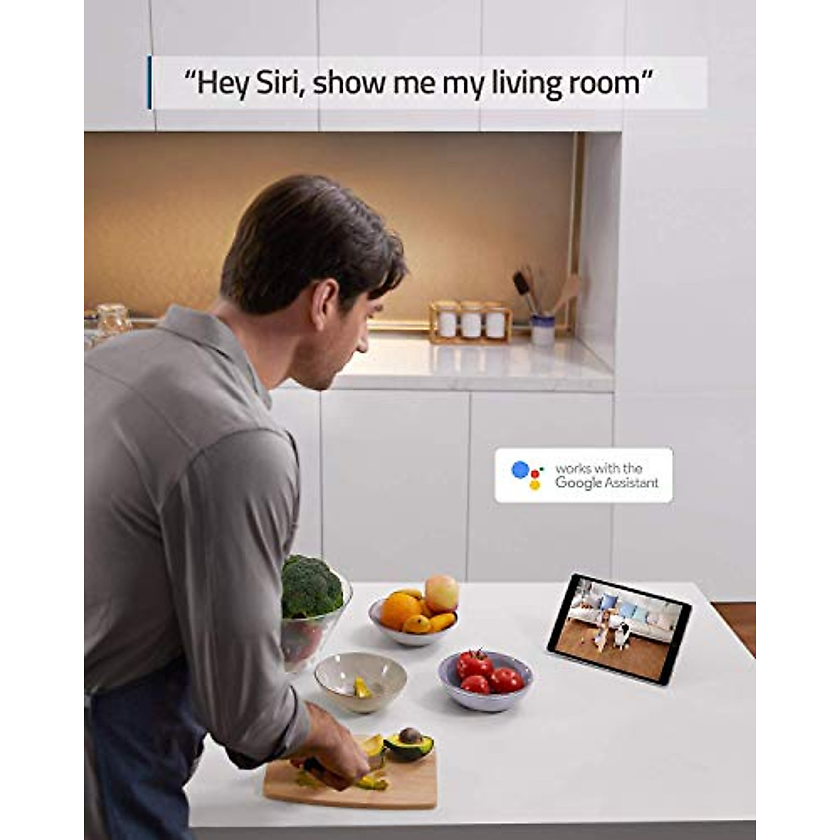 Eufy Security 1080P E210 Indoor Cam, Plug-in Security Indoor Camera with Wi-Fi, Human & Pet AI, Voice Assistant Compatibility, Motion Tracking, HomeBase Not Required. (Renewed)