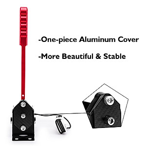 aikeec 64 Bit USB Handbrake PC Handbrake Hall Sensor for PC Widows Sim Racing Games G25 G27 G29 T500 FANATECOSW DIRT RALLY (With Clamp, Black)