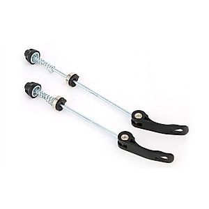 AiTuiTui 1 Pair MTB Quick Release Skewers Bike QR, 145/180 mm Road Mountain Bicycle Wheel Hub Front and Rear Clip Bolt Lever Axle Set
