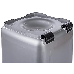 Displays2go 36 Gallon Trash Can Liner – Gray (PLINER36V2)