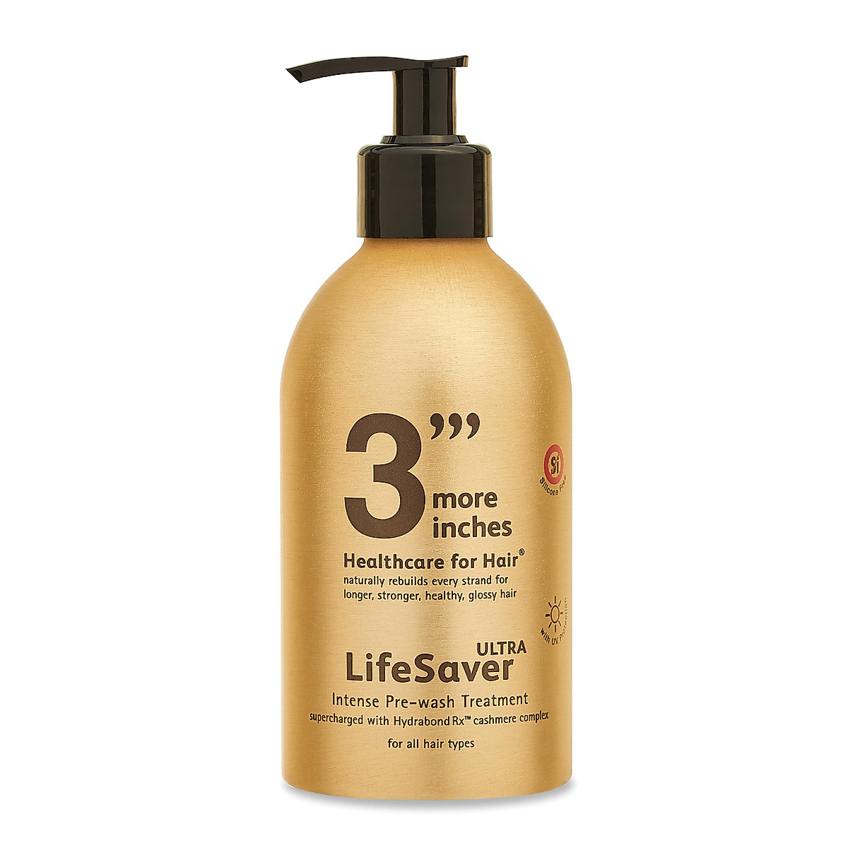 3'''More Inches LifeSaver Ultra Intense Pre-wash Treatment 325ml - Double Concentration Hair Repair -Broken Bond Restore Treatment -Sulphate Free, No Added Fragrance -Hair Care by Michael Van Clarke